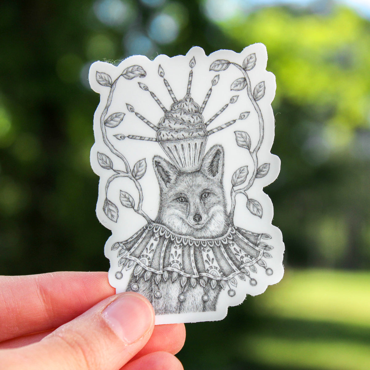 Cupcake King | Vinyl Sticker – Mackenzie Myrick Studio