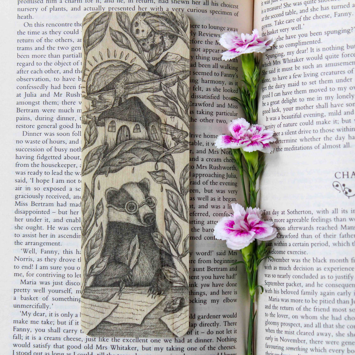 The Author | Wood Bookmark – Mackenzie Myrick Studio