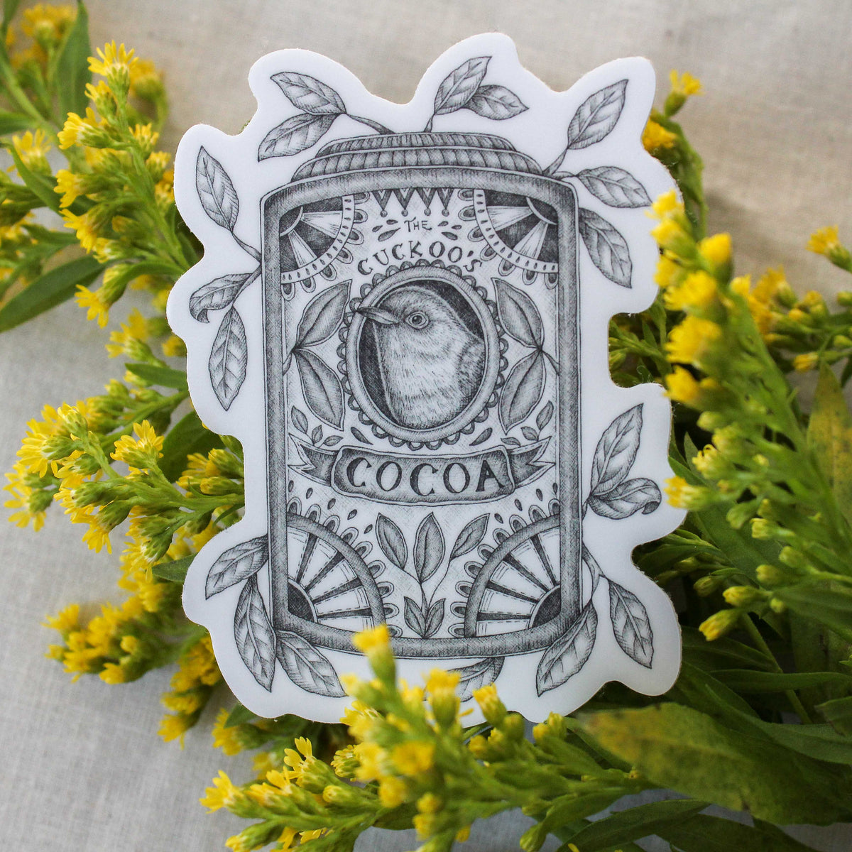 Cuckoo's Cocoa | Vinyl Sticker – Mackenzie Myrick Studio