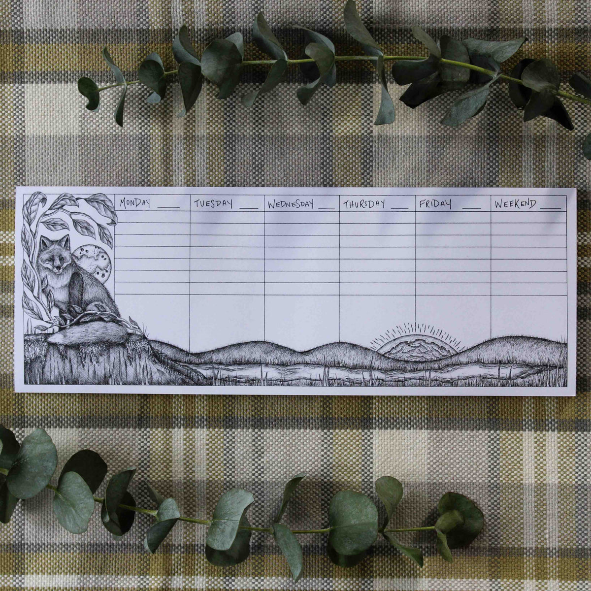 Fox | Week Planner – Mackenzie Myrick Studio