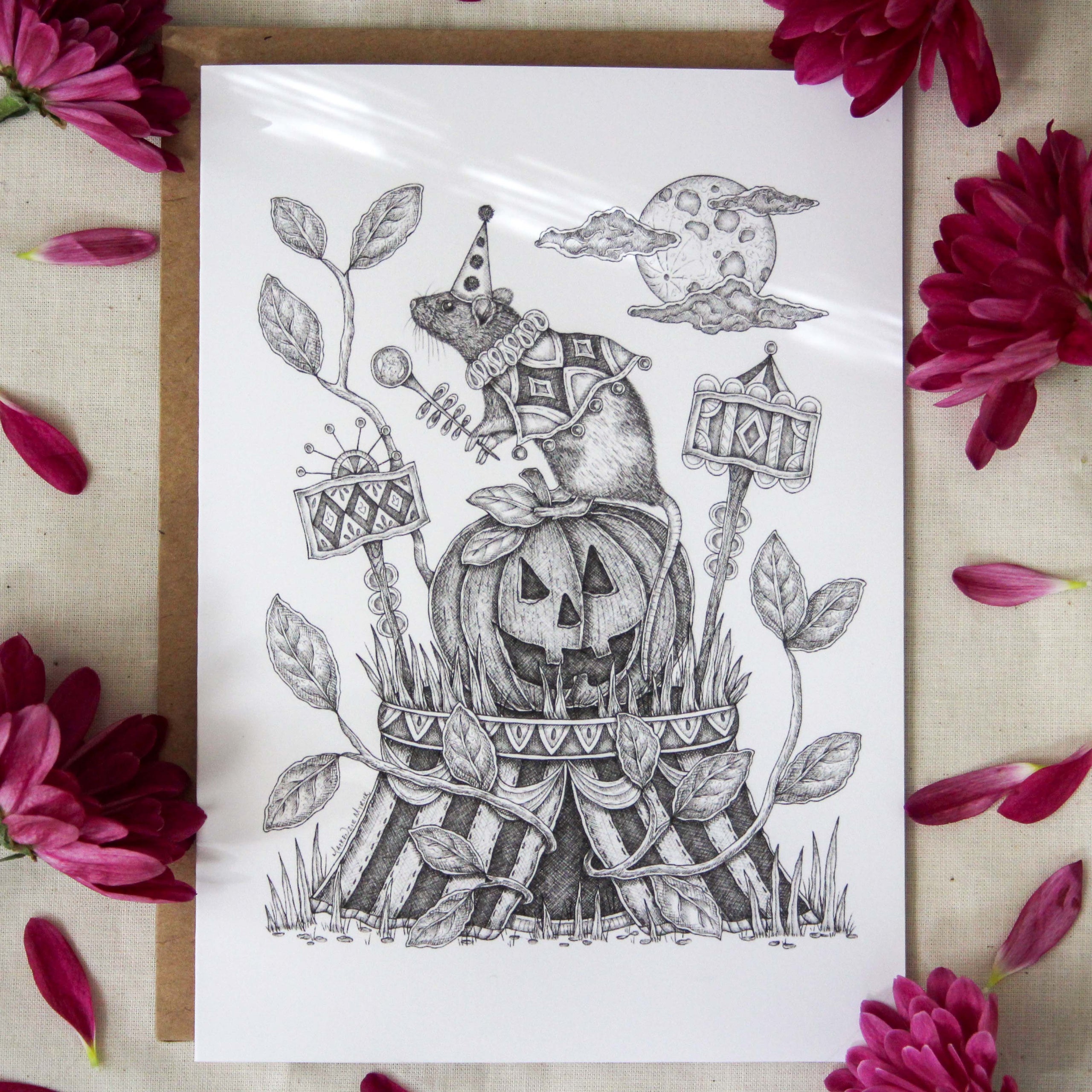 The Full Moon Circus | Card – Mackenzie Myrick Studio