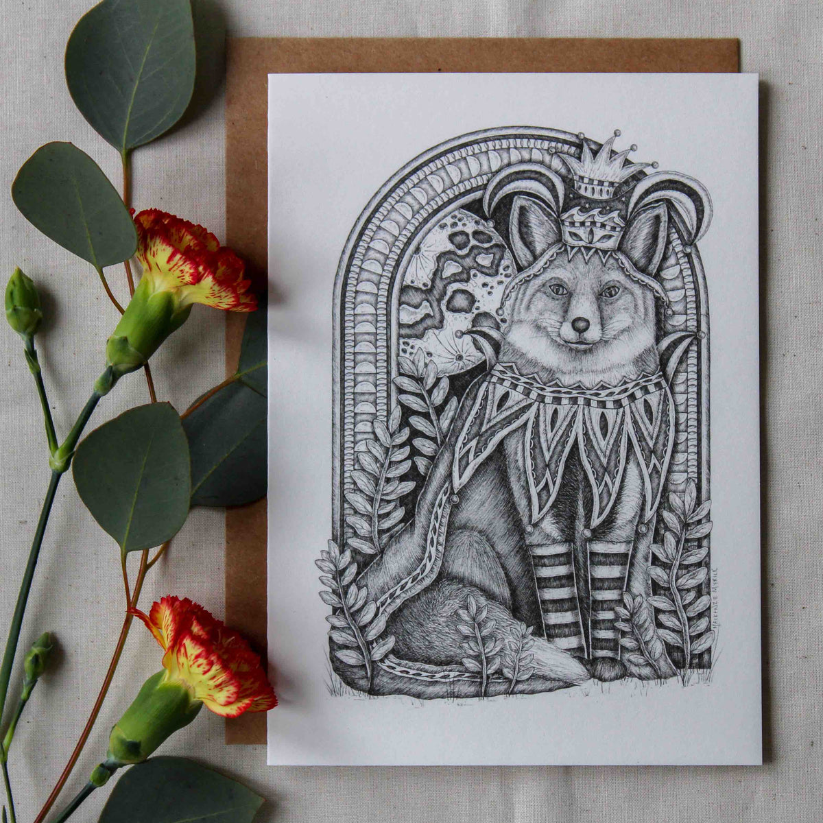 The Jester | Greeting Card – Mackenzie Myrick Studio