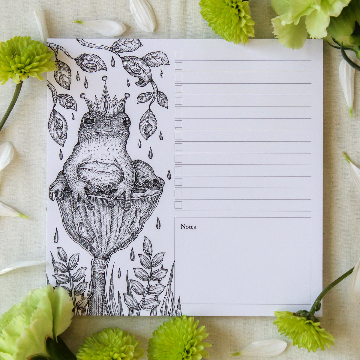 The Lotus Prince | To-Do Notepad – Mackenzie Myrick Studio